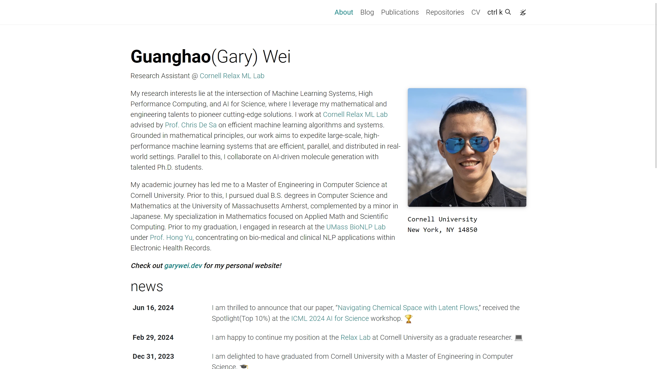 Gary Wei | Machine Learning